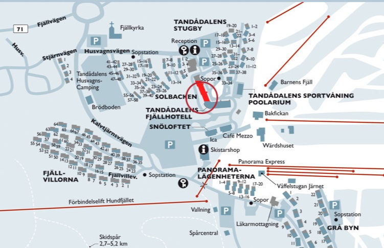 Tandådalens Fjällhotell Stugby v.13, 31. hus 417. SÄLEN | Nethem